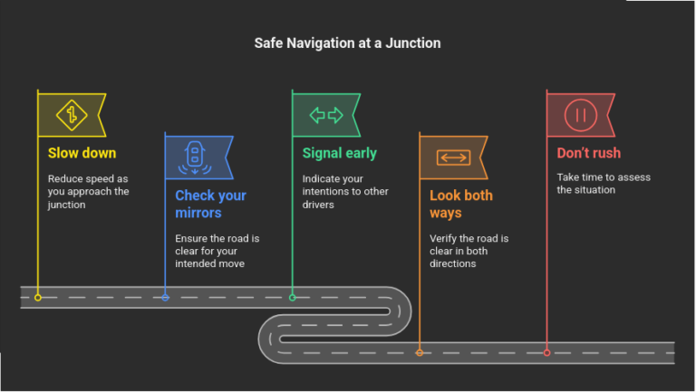 Guide to Junctions, Roundabouts and Crossing - Goodluck Driving School