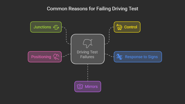 Top 10 Reasons for Failing the Driving Test - Goodluck Driving School